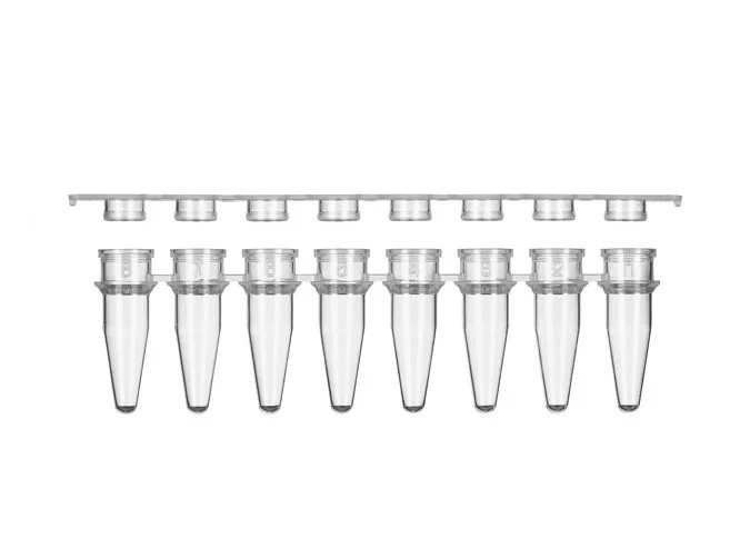 PakGent PCRS-20F 0.2ml 8 PCR Strips Tubes: PakGent